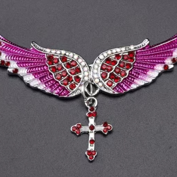 boutiques | Jewelry | Nwt Angel Wings Necklace | Poshmark